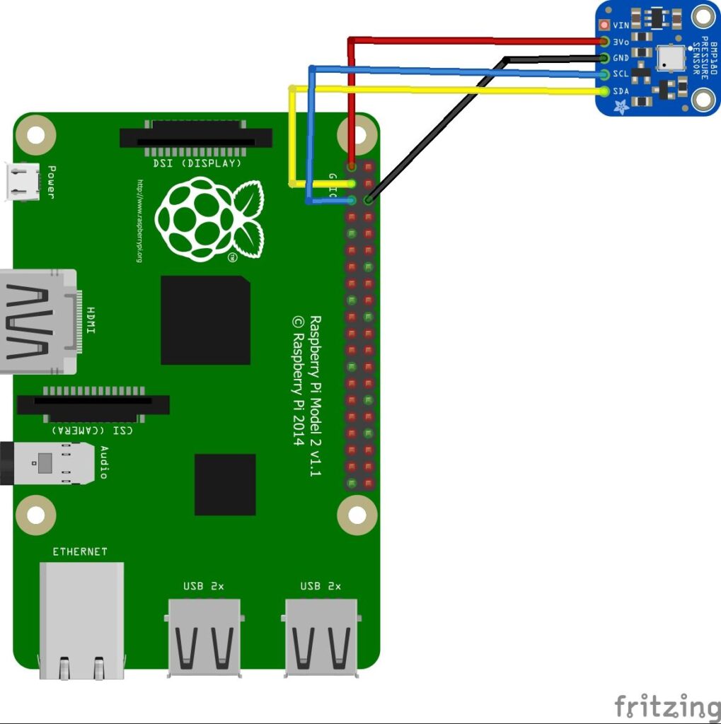 Raspberry Pi and BMP180 digital temperature sensor java example